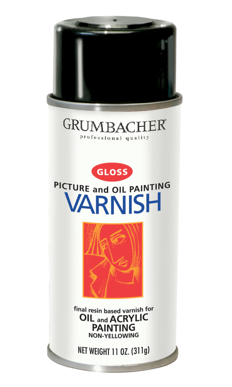 Picture Varnish Spray For Oil & Acrylic Gloss 11.75 oz. - Grumbacher Art