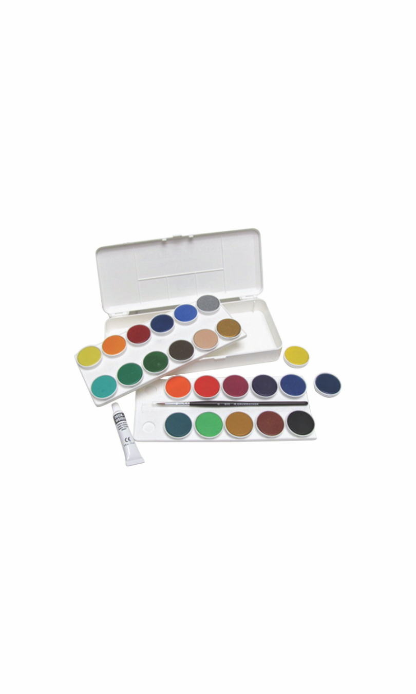 Grumbacher® Opaque Watercolors, 24 Pans - Grumbacher Art