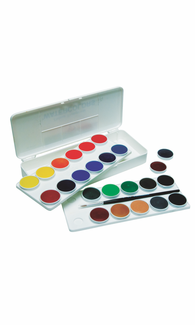 Grumbacher® Transparent Watercolors, 24 Pans - Grumbacher Art